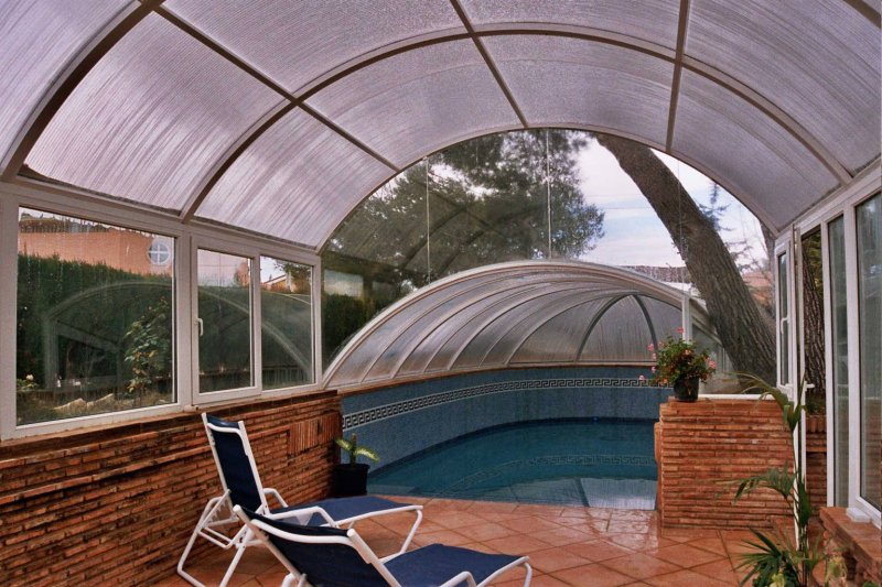 Cubiertas Policarbonato : Cristaleria Galindo Teruel